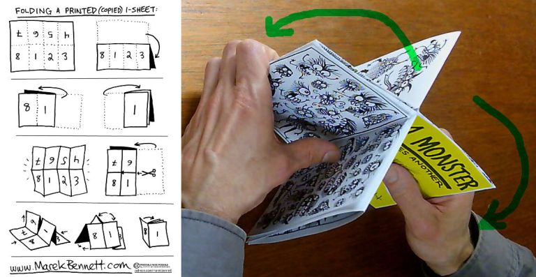 1-Sheet Mini-Comics (Format) – www.MarekBennett.com
