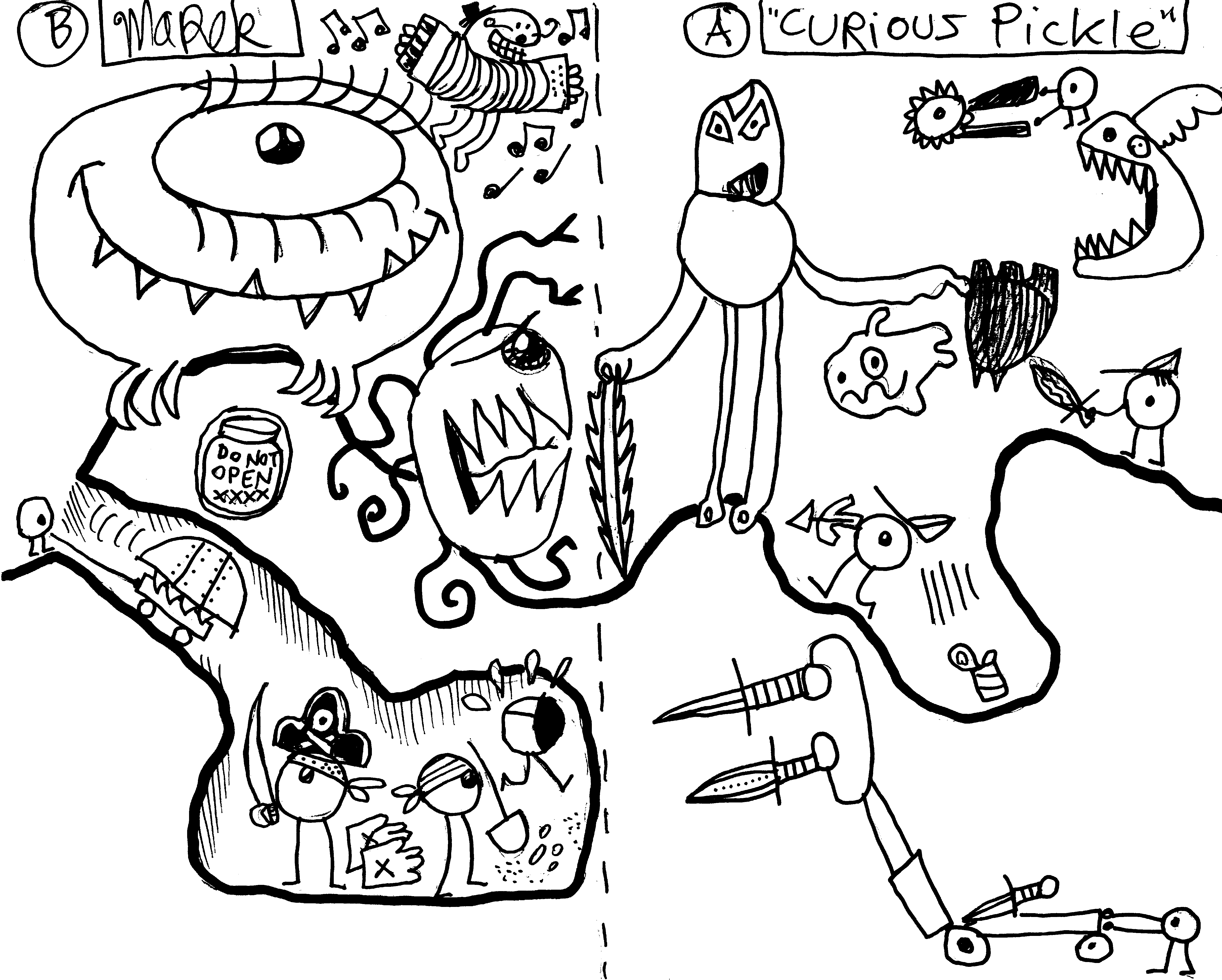Greta’s Gallery: Comics Camp 2020 / Weeks 1-2 – www.MarekBennett.com