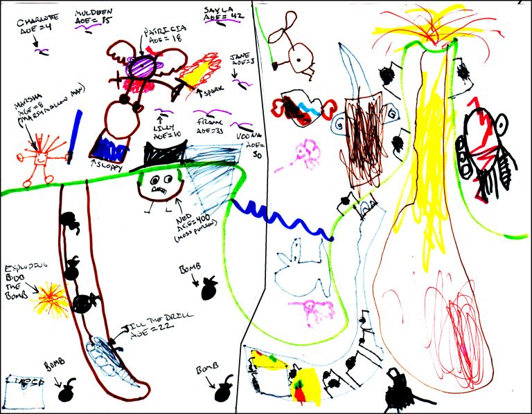 Greta’s Gallery: Comics Camp 2020 / Weeks 1-2 – www.MarekBennett.com