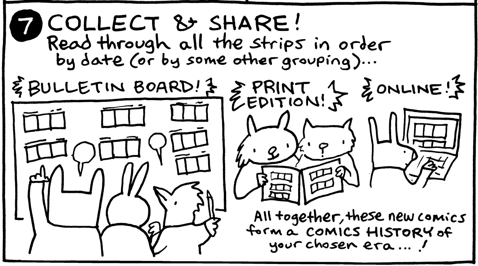 Comics Project: Comics Timeline – www.MarekBennett.com