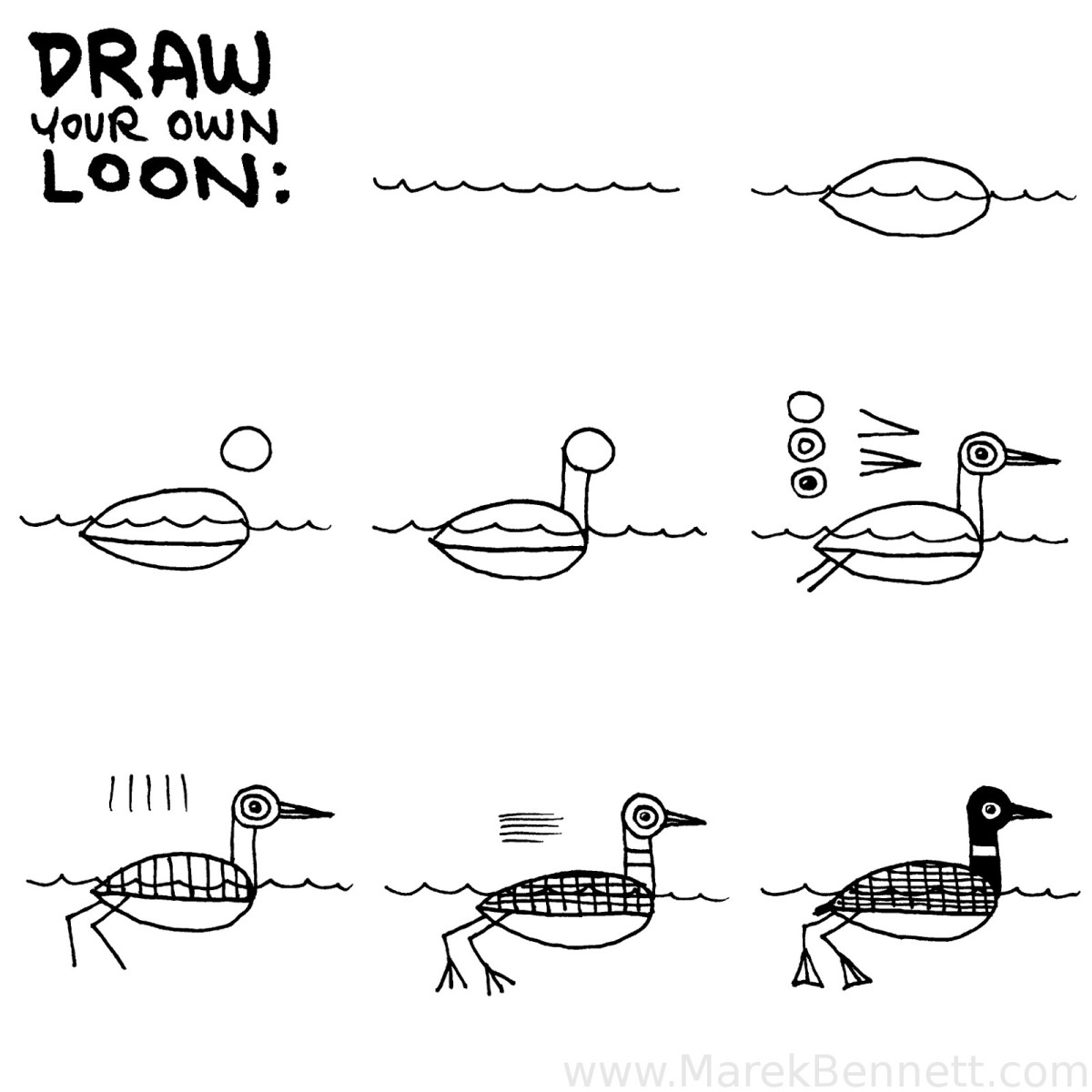 LoonToon HOW TO #1: Basic LoonToons – www.MarekBennett.com