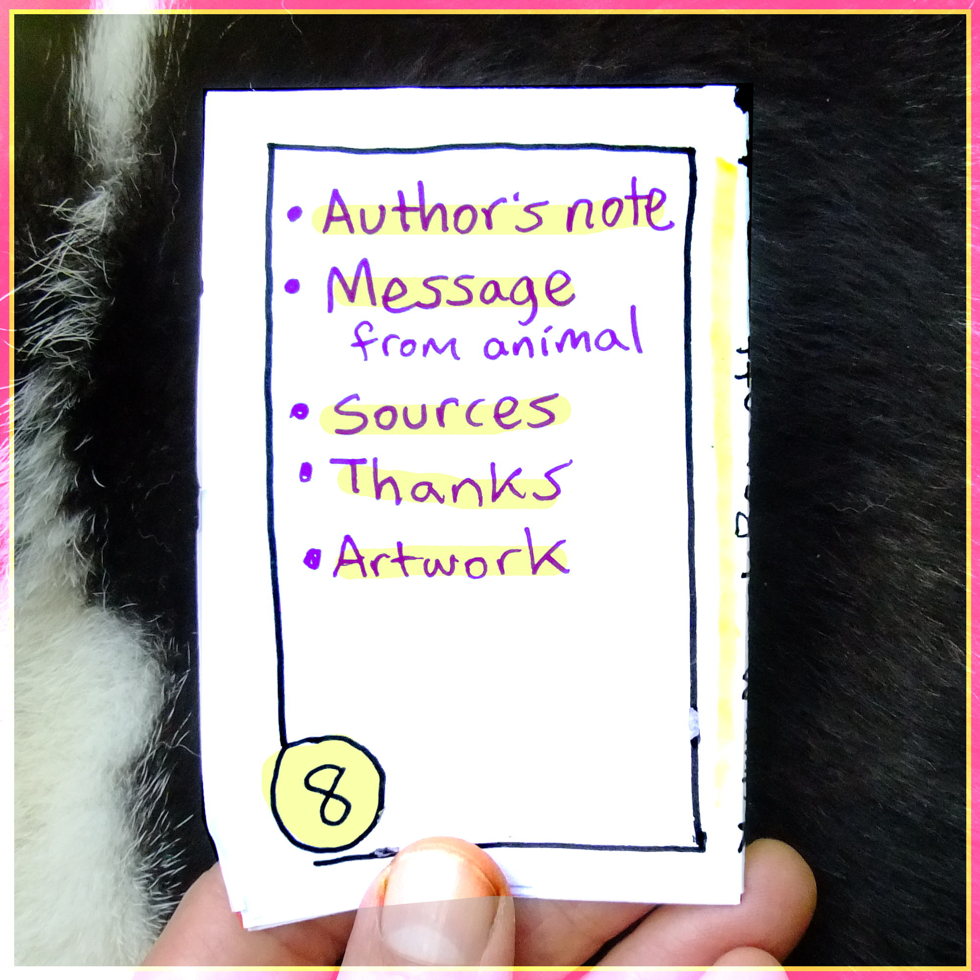 Animal Comics (8p Template) – www.MarekBennett.com