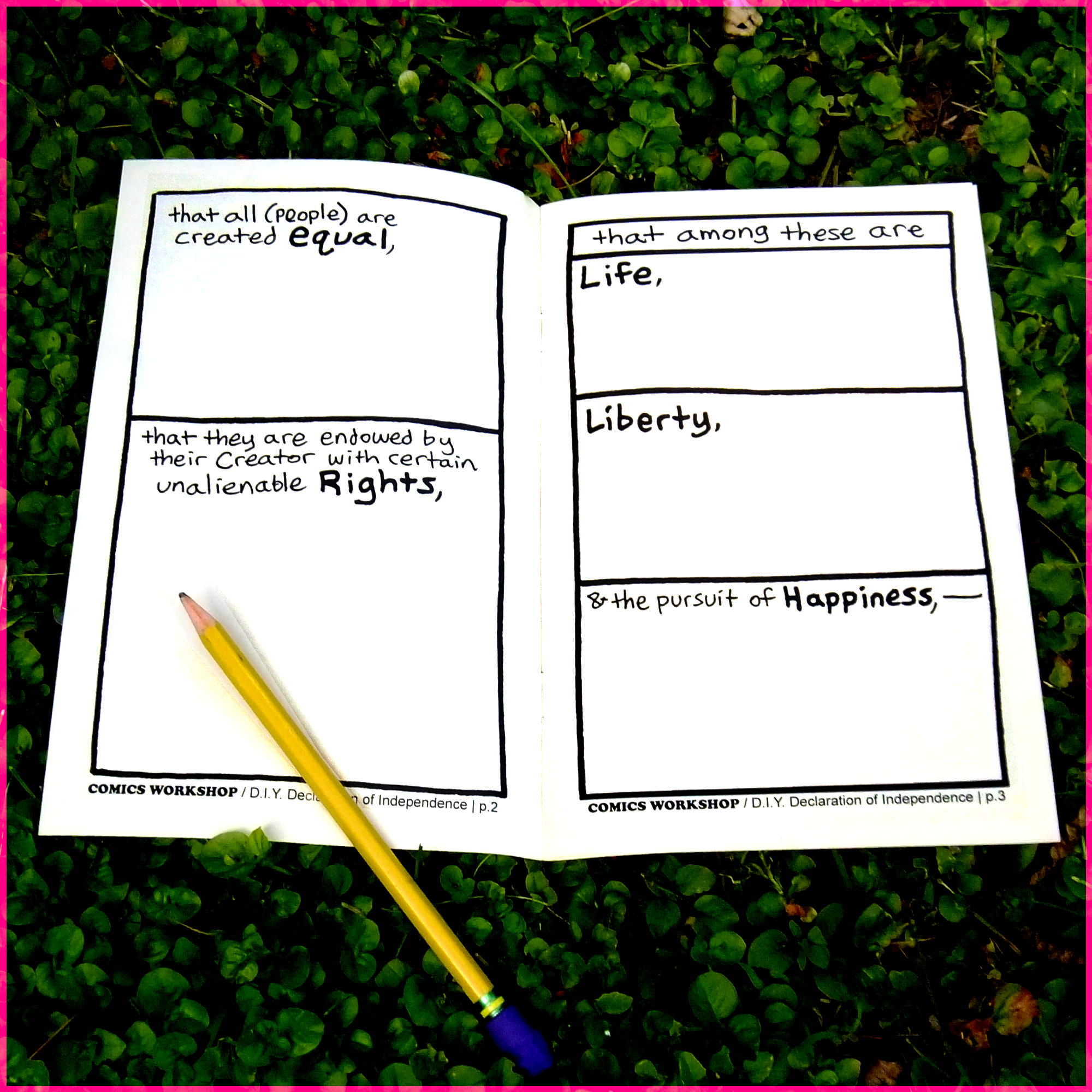 D.I.Y. Declaration of Independence 📖 ️ Preamble (TEMPLATE BOOKLET ...