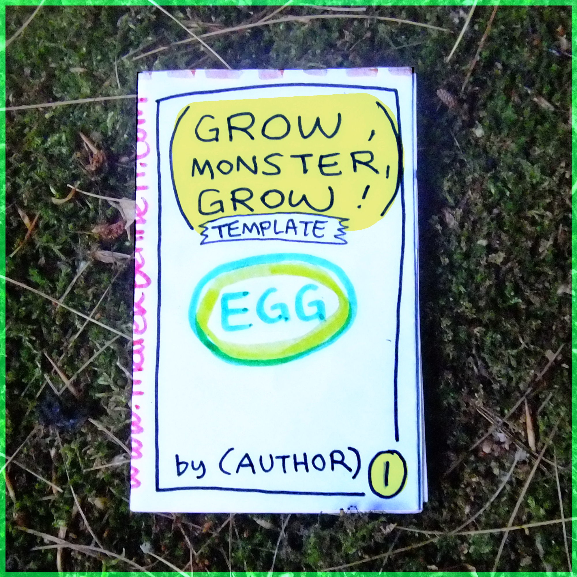 “Grow, Monster, Grow!” (8p Template) – www.MarekBennett.com