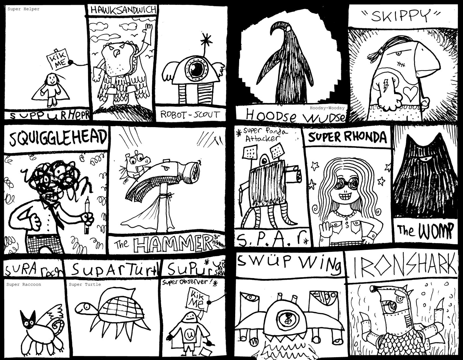 Mini-Comics by Marek – www.MarekBennett.com