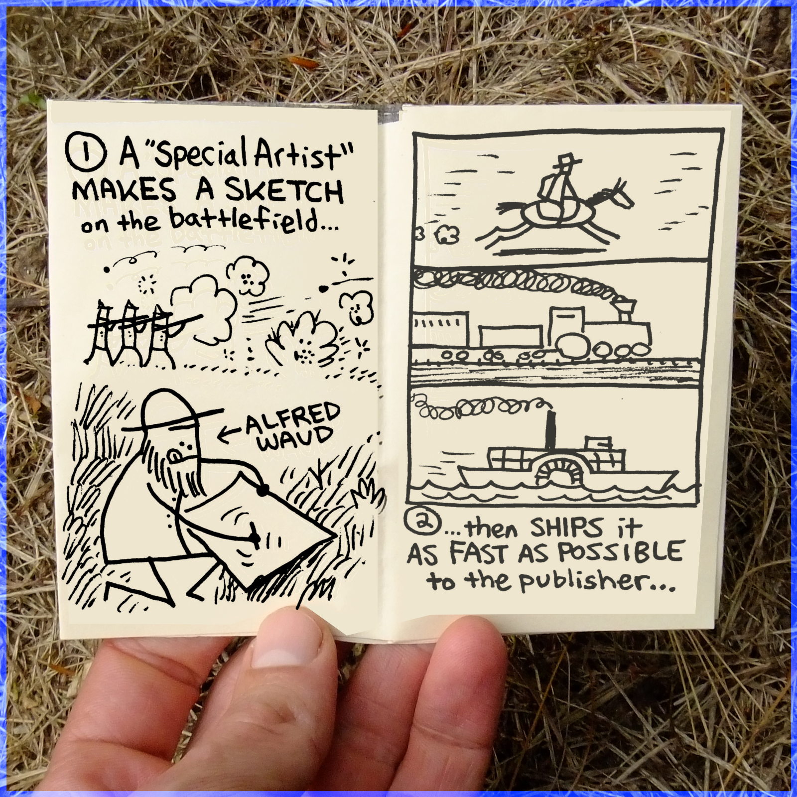 How a Civil War Battle-Sketch Gets Published (MINI) – www.MarekBennett.com