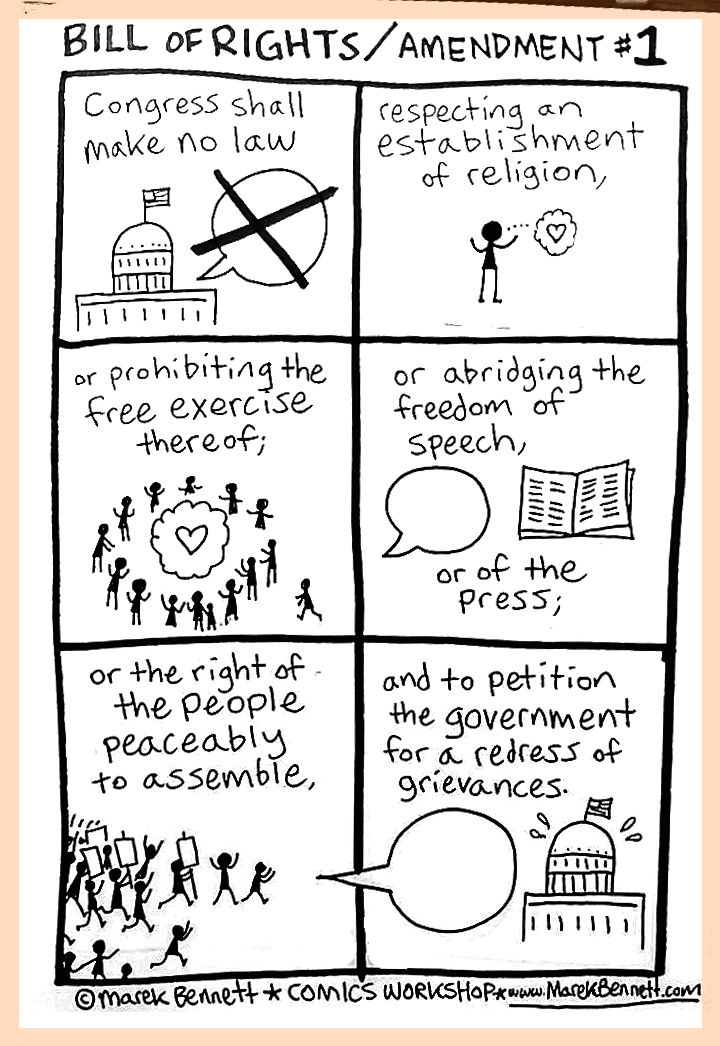 “Bill of Rights” Comics Activity – www.MarekBennett.com