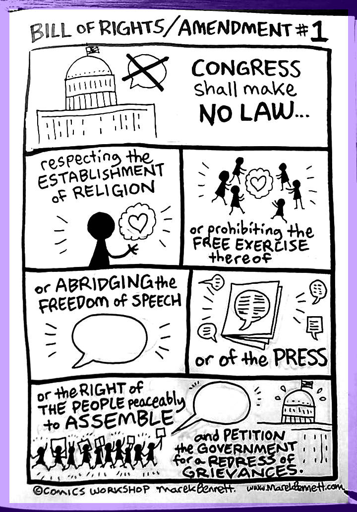 “Bill of Rights” Comics Activity – www.MarekBennett.com
