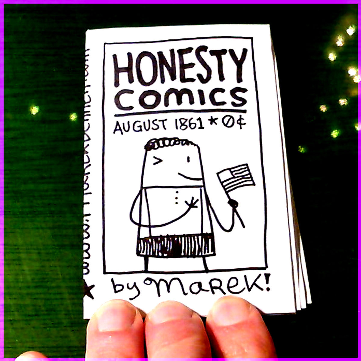 “Honesty Comics” / August 1861 – www.MarekBennett.com