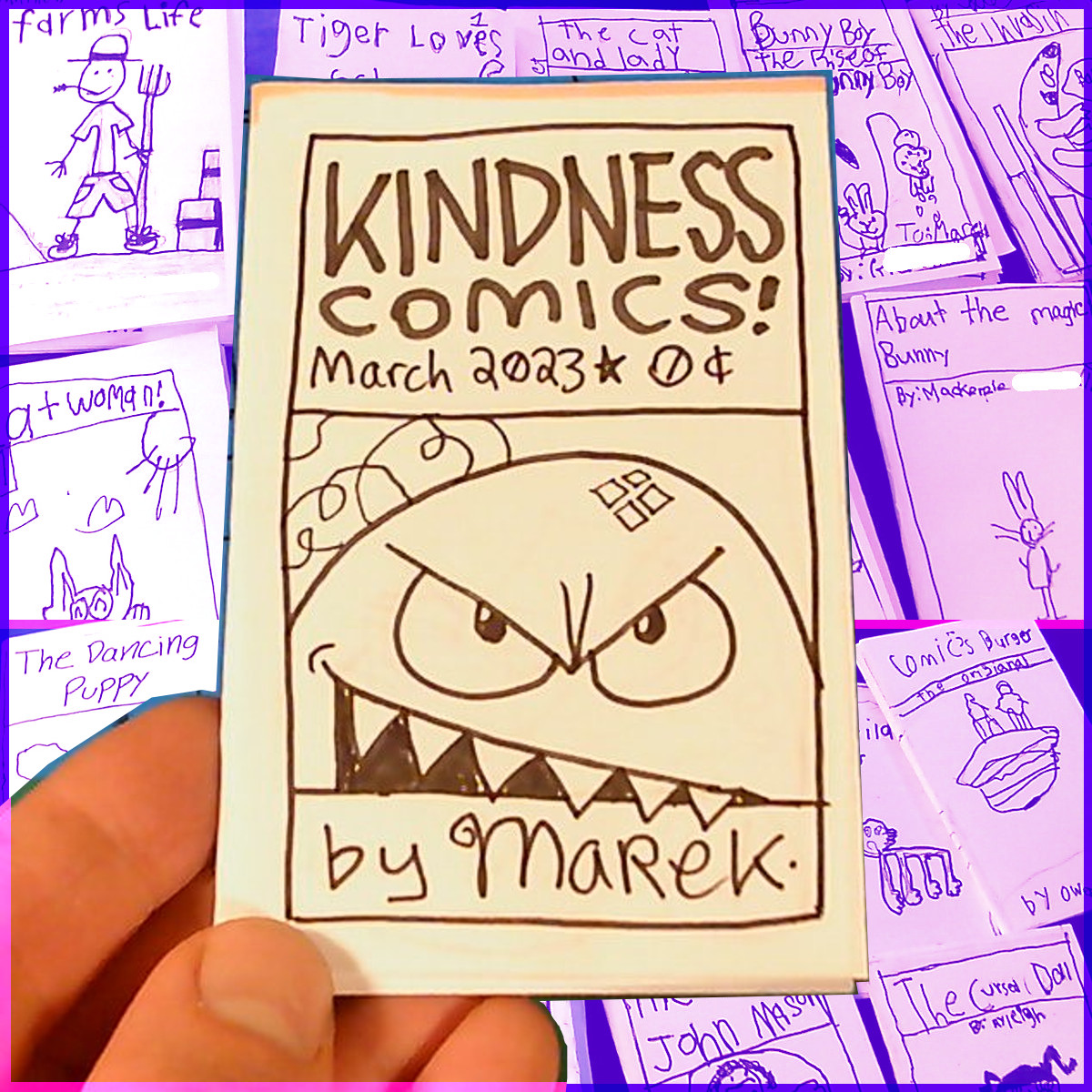 “Kindness Comics” #1 (March 2023) – www.MarekBennett.com