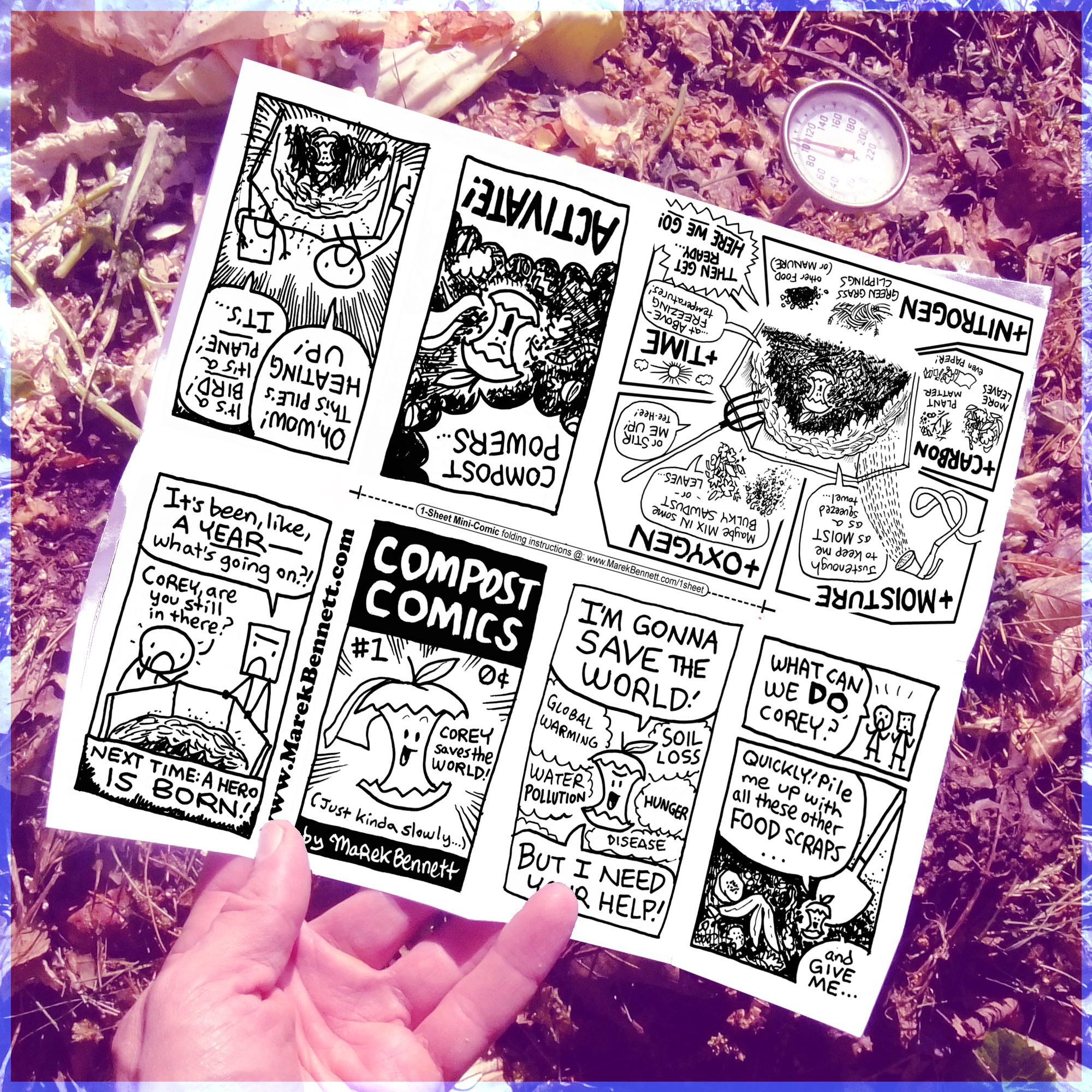 COMPOST COMICS #1 – www.MarekBennett.com