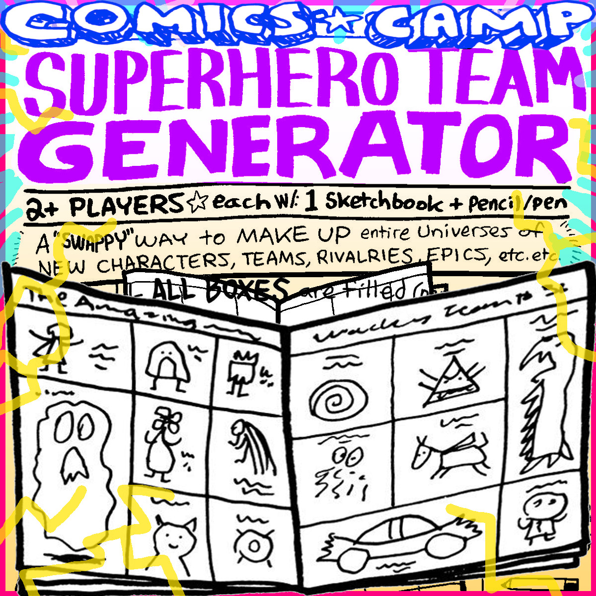 Superhero Team Generator – www.MarekBennett.com
