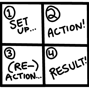 4-Panel Comics Template – www.MarekBennett.com