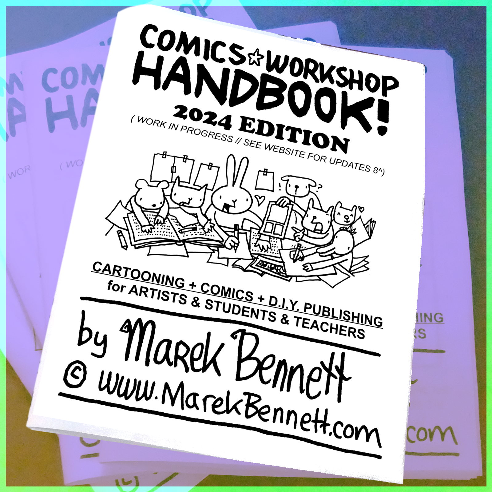 1-Sheet Mini-Comics (Format) – www.MarekBennett.com
