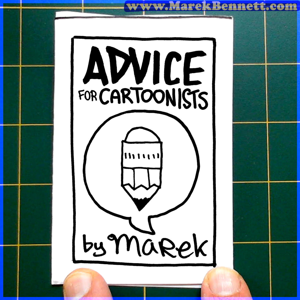 ADVICE for CARTOONISTS 💬👁‍🗨 (The Mini-Comic) – www.MarekBennett.com