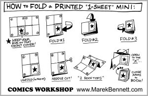 1-Sheet Mini-Comics (Format) – www.MarekBennett.com