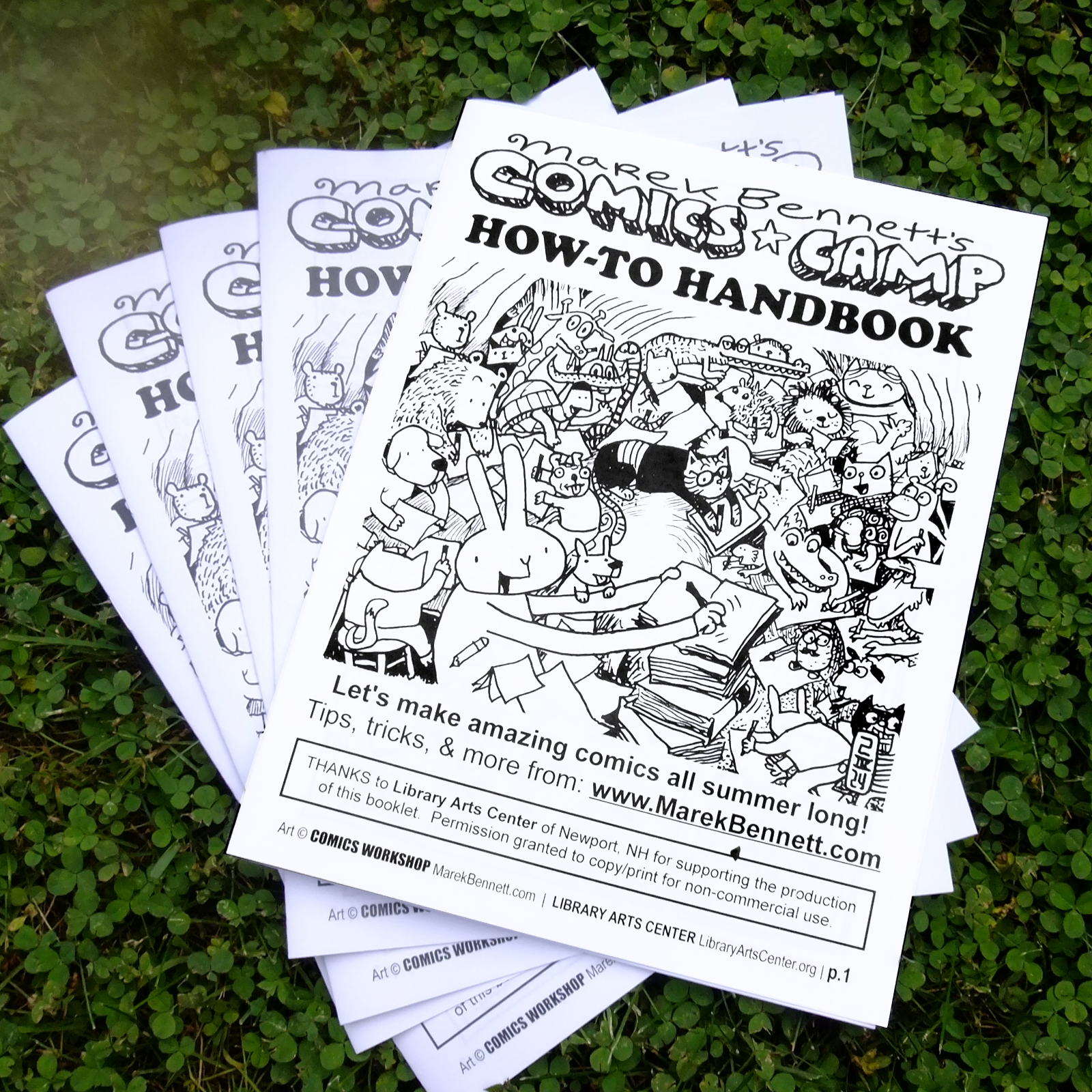 HOW-TO HANDBOOK⭐(Comics Camp 2024) – www.MarekBennett.com
