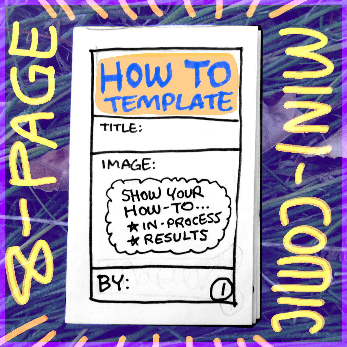 “HOW TO Comics” 🔧📖 8p. Template – www.MarekBennett.com
