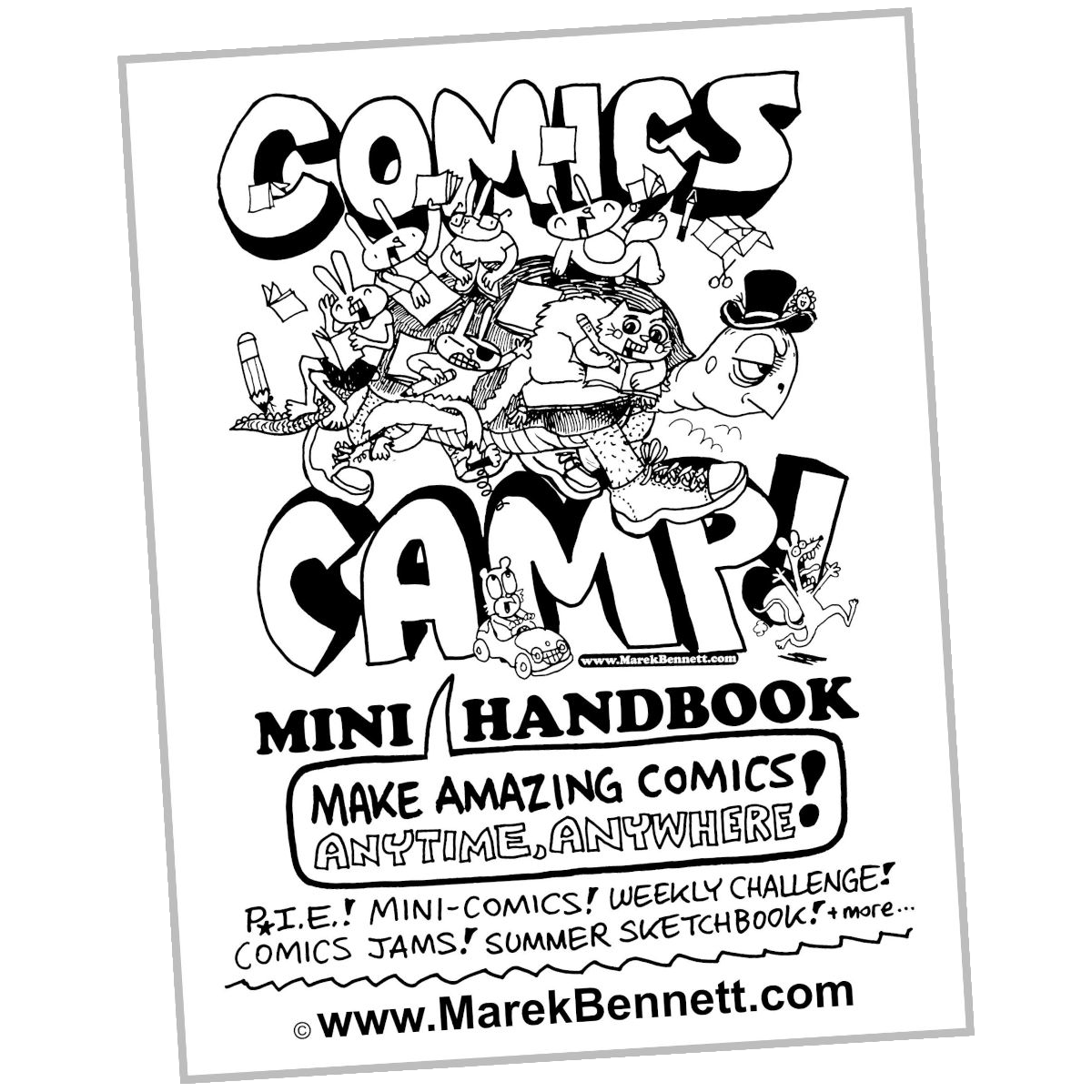 Comics Camp MINI-HANDBOOK📖🌻 – www.MarekBennett.com