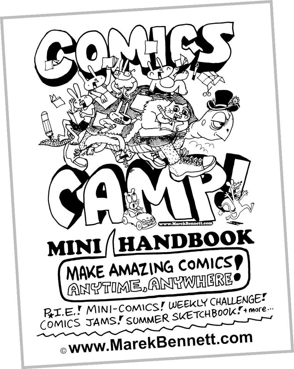 MINI-HANDBOOK🌻(Comics Camp 2025) – www.MarekBennett.com