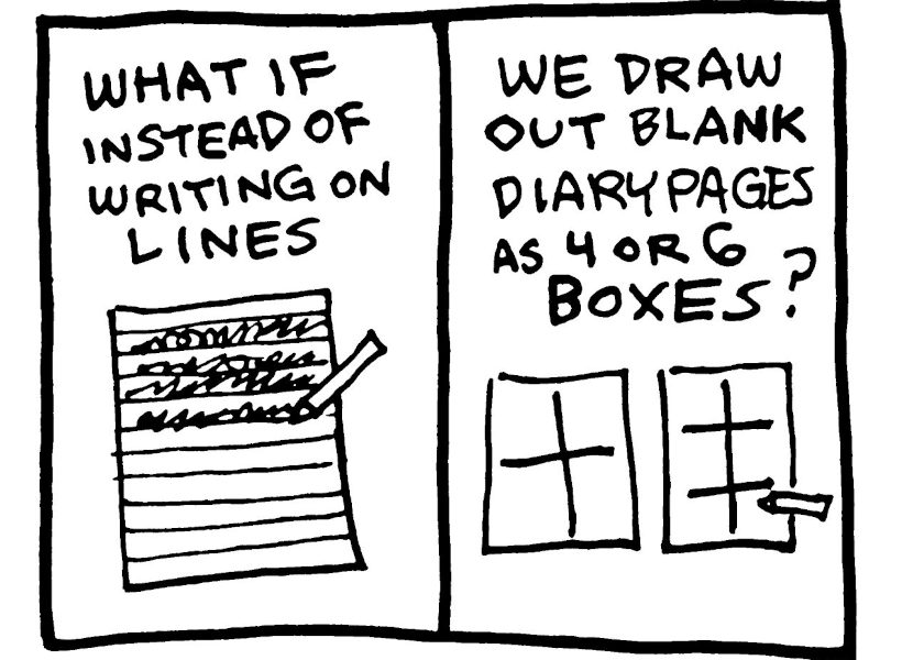 Diary Comics: “What if we draw blank boxes?” – www.MarekBennett.com